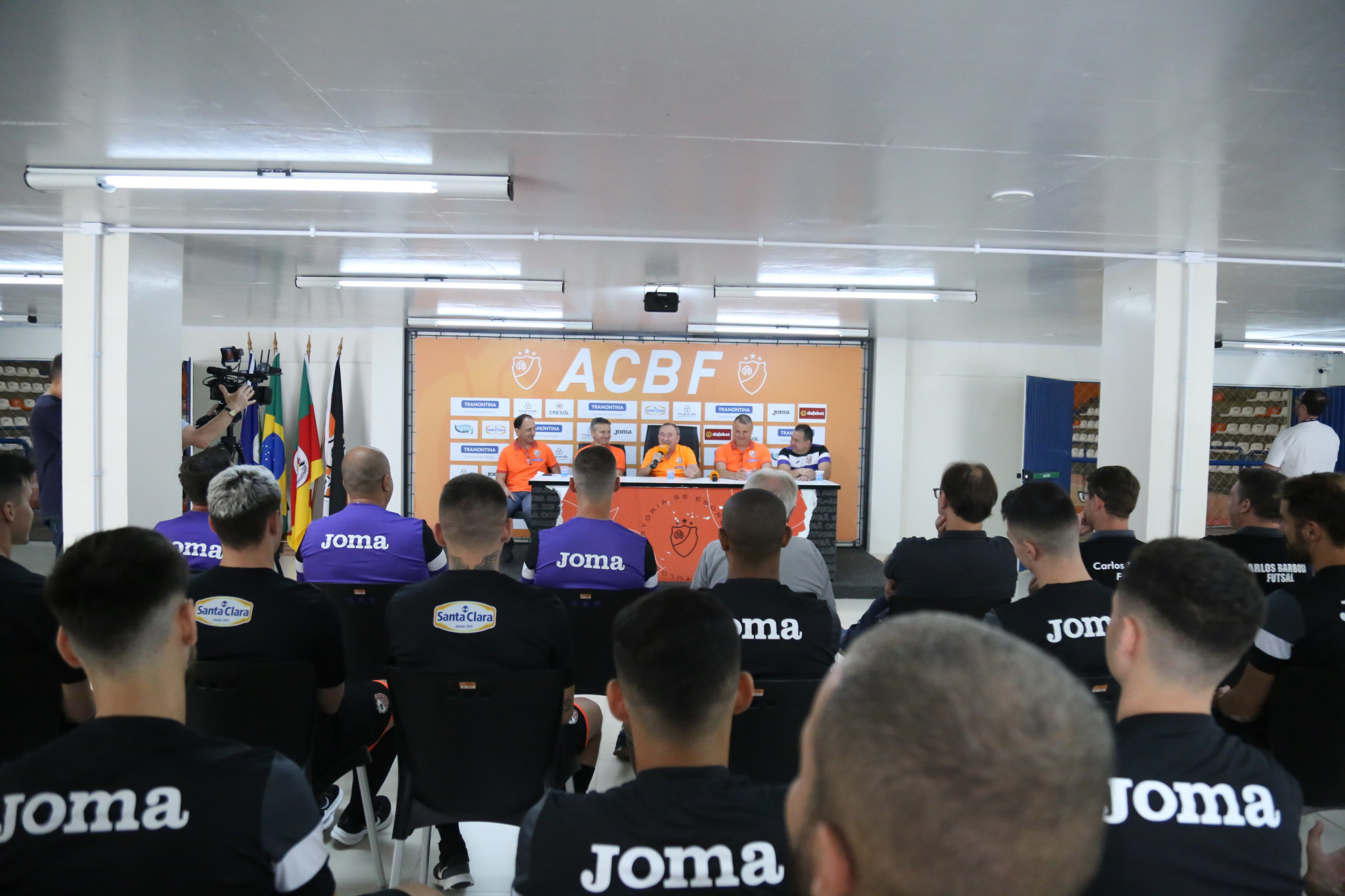 O elenco da ACBF se reapresentou para a temporada 2023.